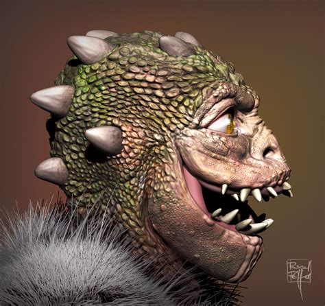 Artstation Zyrkan Hybrid Character Zbrush Preview Brassart