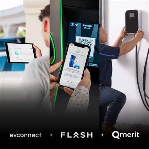 Ev Connect Flash And Qmerit Partner For Reservable Parking And Charging