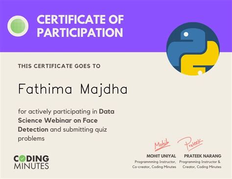 fathima majdha on linkedin datascience webinar on face detection