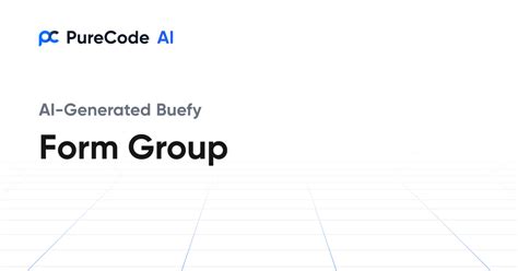 build great buefy form group components faster using ai tools