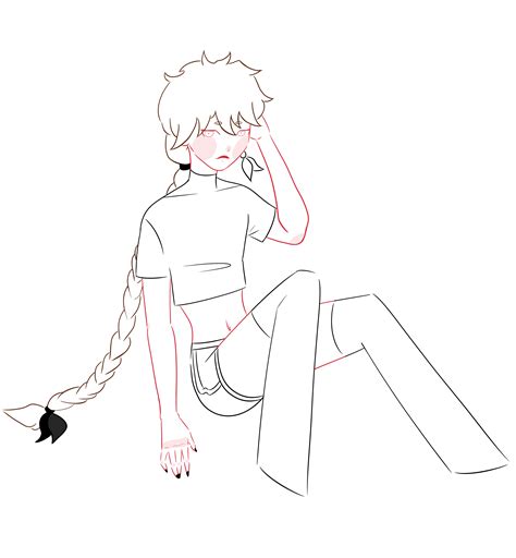 Have Some Low Quality Line Art Of Femboy Aether Oc Scrolller