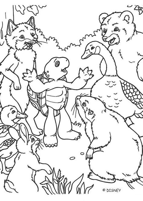 Franklin And Friends Coloring Pages Owl Coloring Pages Turtle
