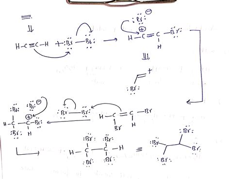Solved Two Equivalents Of Molecular Halogen Will React With And Add