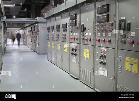 Electrical Engineer Substation Stock Image Image Of