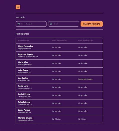projeto criado utilizando html css e javascript no nlw unite da
