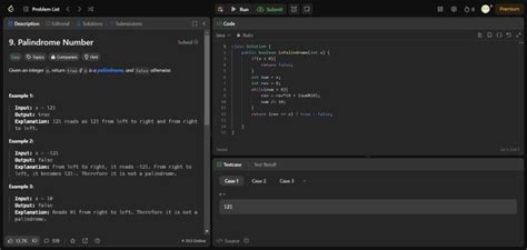 🚀 Checking If A Number Is A Palindrome In Java 🔍 Problem Statement A
