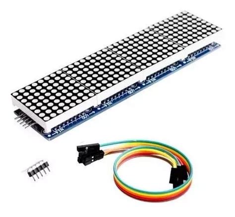 display 4 matriz de puntos led 8x8 max7219 arduino pic cuotas sin interés