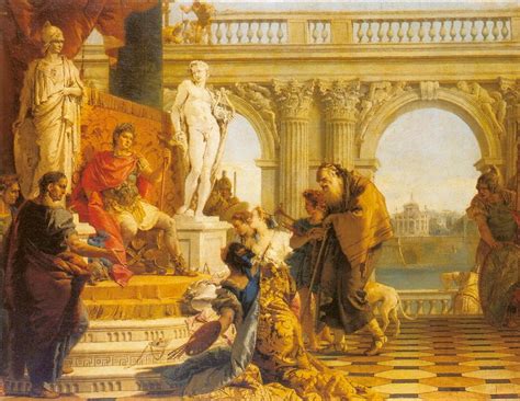 梅切纳特将艺术女神介绍给奥古斯都大师作品油画西方油画艺术长廊