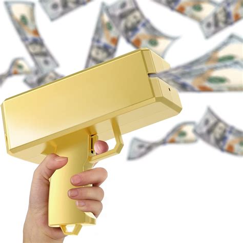 Sopu Make It Rain Money Gun Paper Playing Spary Prop Cash Gun