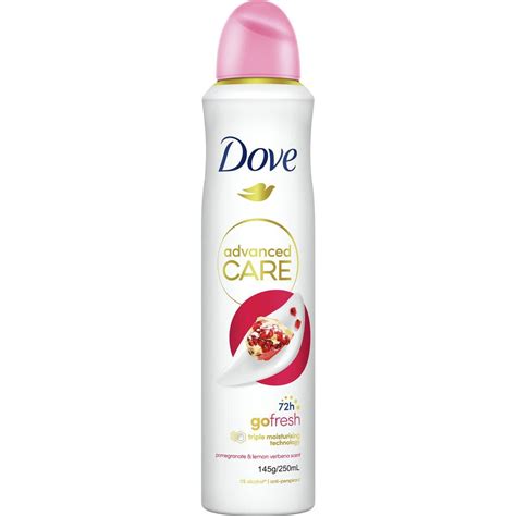 Dove Advanced Care Deodorant Go Fresh Pomegranate And Verbena 250 Ml