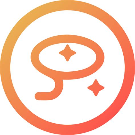 Lasso Sparkles Generic Gradient Fill Icon
