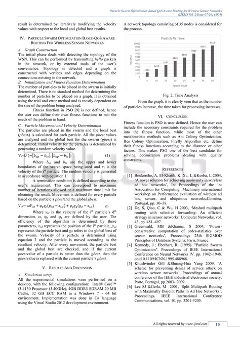 Particle Swarm Optimization Based Qos Aware Routing For Wireless Sensor