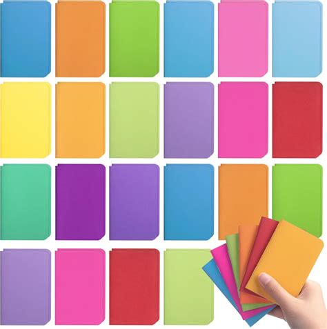 Perkoop 24 Pcs Science Party Favors Mini Notebooks 4 92 X