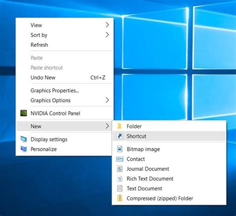Open Windows Settings Pages Using Desktop Shortcuts Or Context Menu