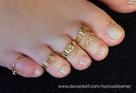 Karinas Feet Toe Rings By Karinadreamer On Deviantart