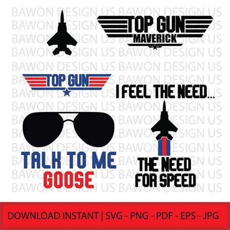 Topgun Svg And Aviators Png High Quality Digital Prints