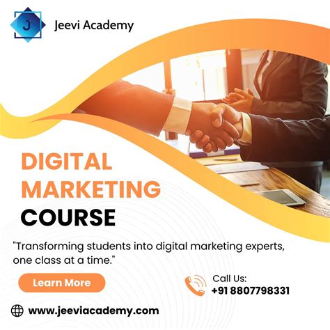 Transform Your Career With Our Digital Marketing Course Jeevi Academy Posted On The Topic