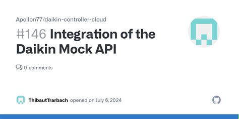 integration of the daikin mock api · issue 146 · apollon77 daikin