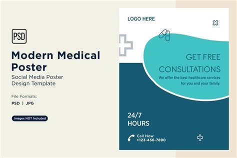 10 Medical Poster Design Template Set 06