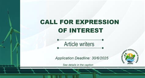 Terms Of Reference Tor Renewable Energy Association Of Nigeria Rean