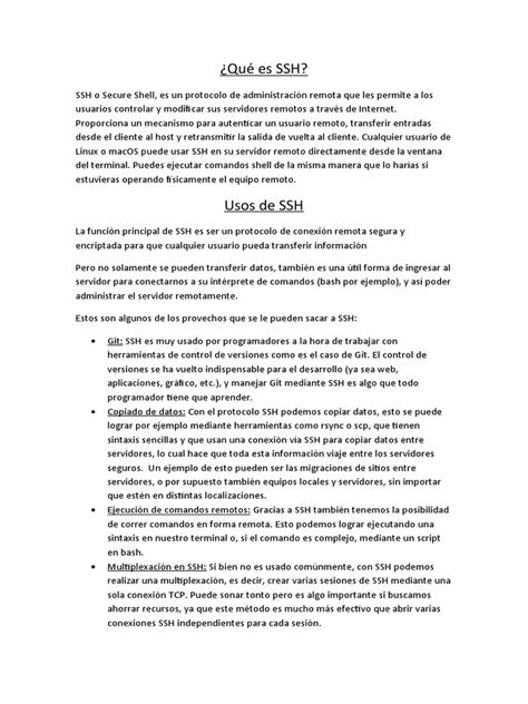 Ssh Dappiano Y Fogolin Pdf Cubierta Segura Criptografía De Clave Pública