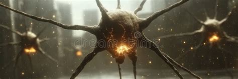 Firing Neuron Network Of Neurons Inside The Human Brain Neural