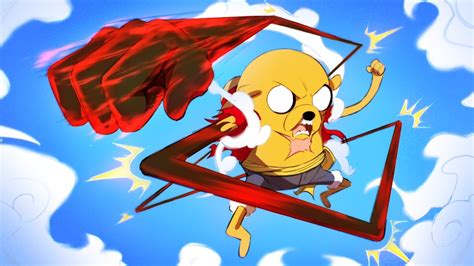 Monkey D Luffy And Jake The Dog One Piece And 1 More Drawn By