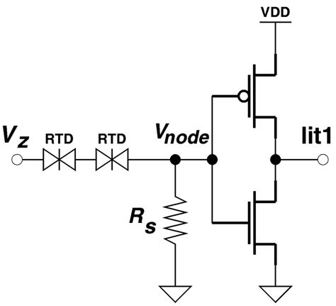 Compact Literal Circuit Using Rtd And Cmos Devices Download Scientific Diagram