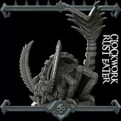 Download Free High Quality Clockwork Rust Eater 3d Model For Printing