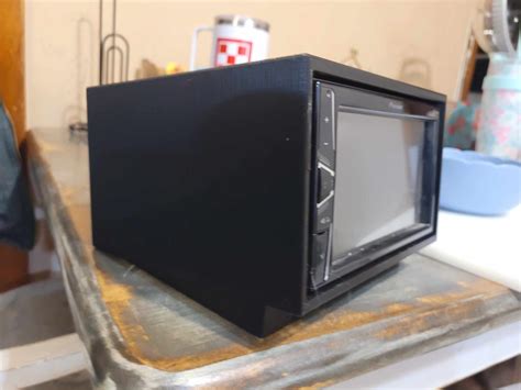 📻 Double Din Radio Stereo Holder・ Stl File For 3d Printing・cults