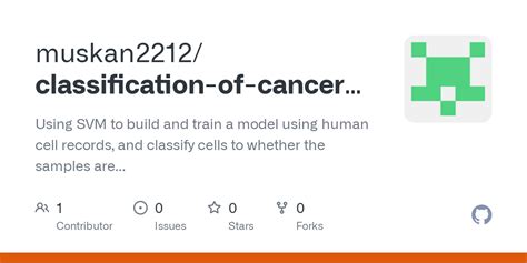 Github Muskan2212classification Of Cancer Cells Using Svm Using Svm