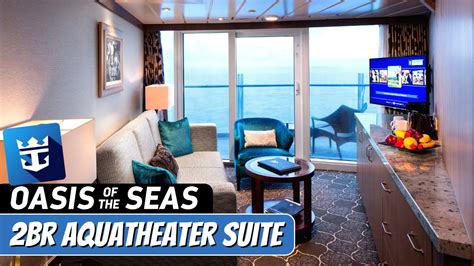 Oasis Of The Seas 2br Ious Aqua Theater Suite Tour Review 4k Royal