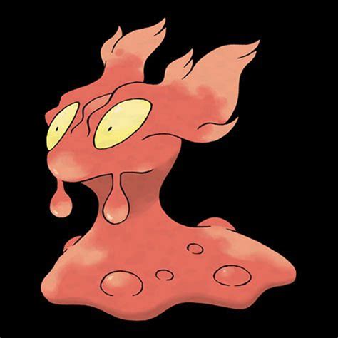 Slugma Pokédex 0218 And Card List With Images Coded Yellow