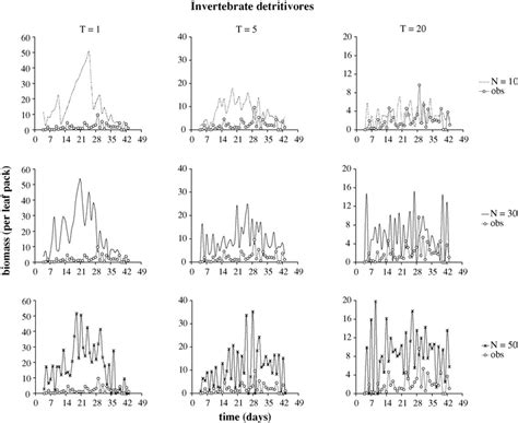 comparison between temporal patterns of observed and simulated