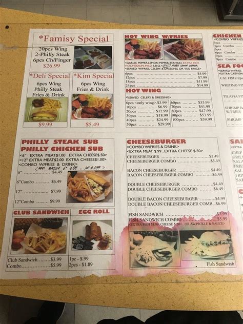 Menu At Hot Wings Express Fast Food Columbus Buena Vista Rd