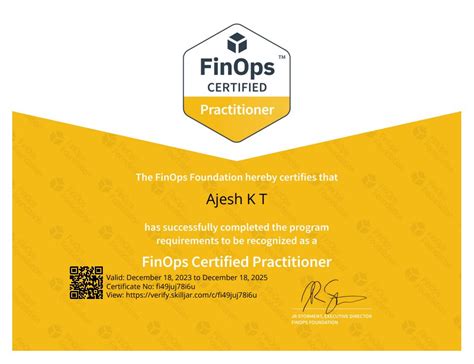Im Happy To Share That Ive Obtained A New Certification Finops Certified Practitioner From