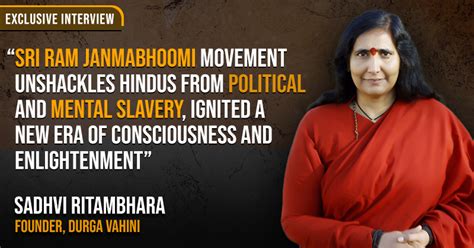 Sadhvi Ritambhara Quotes Sadhvi Rithambara राममंदिर