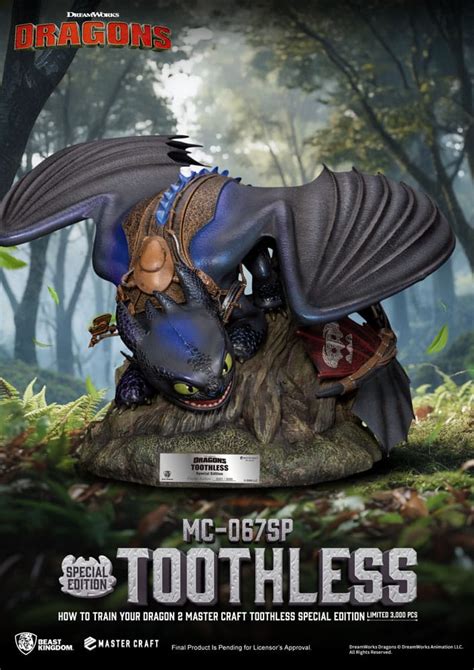 Statue Toothless How To Train Your Dragon 2 Master Craft Statue By