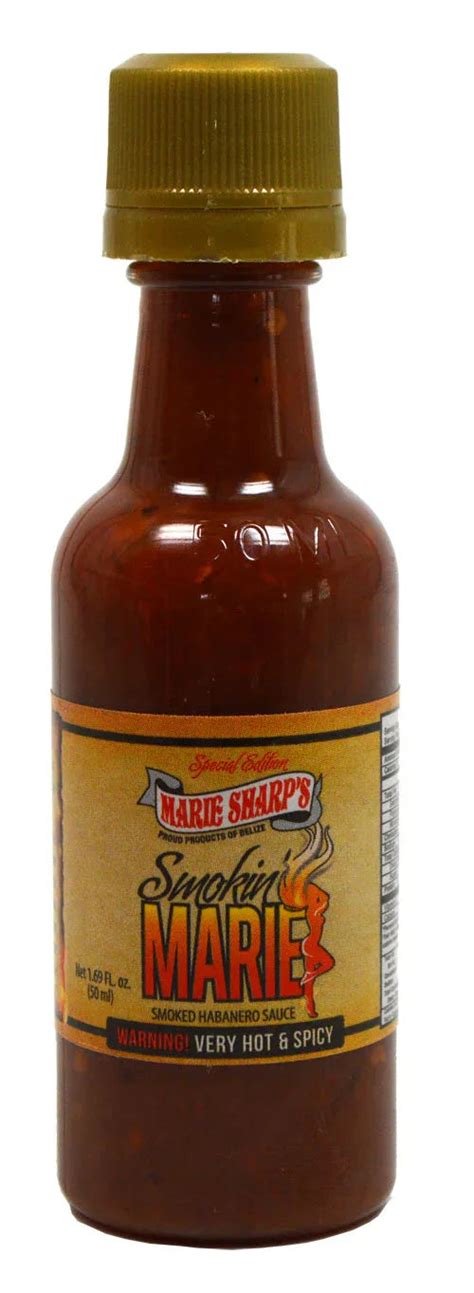 Marie Sharps Mini Smokin Marie Hot Sauce 50ml Chile Mojo