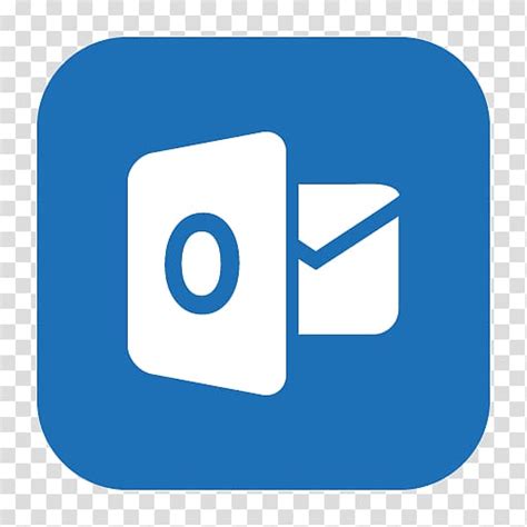 White And Blue Application Logo Microsoft Outlook Hotmail