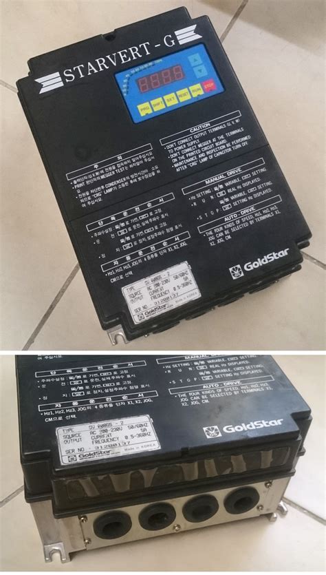 [[모닝힐][중고] Goldstar Starvert G Sv008gs 인버터]