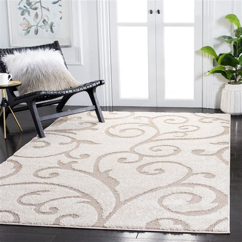 Safavieh Florida Ryung Shag Scroll 1 2 Inch Thick Textured Rug On