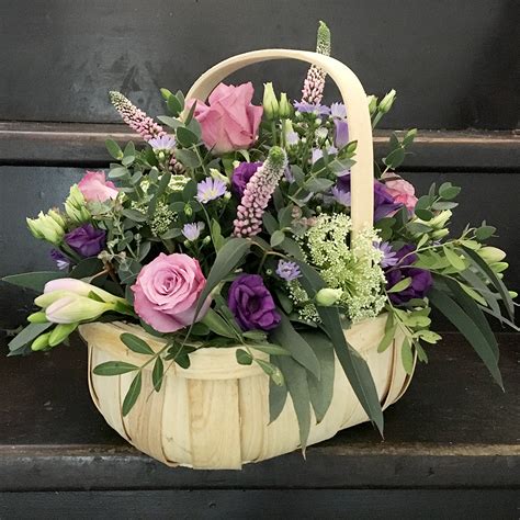 Floral Basket Tribute Colour Options Available Regency Flowers
