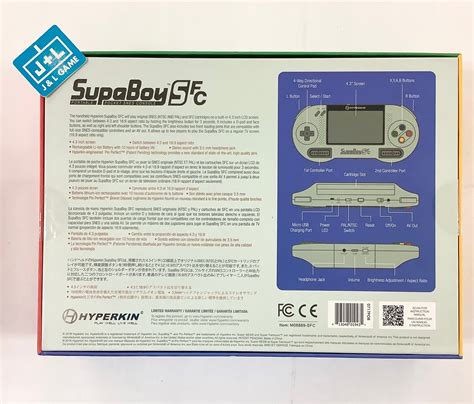 Hyperkin Supaboy Sfc Portable Pocket Console Snes Super Nintendo