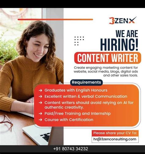 Tasneem Shaik On Linkedin Seeking For Content Writer To Join Our Team Were Looking For Someone