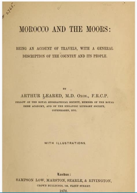 Kaftanstories On Twitter Morocco And The Moors By Arthur Leared 1876 The Dress Of The