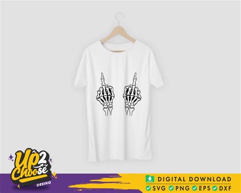 Middle Finger Skeleton Svg Skeleton Hand Png Skeleton Svg Halloween
