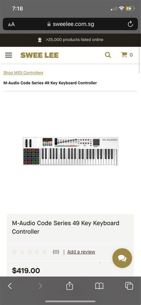 M Audio Code 49 Midi Keyboard Computers And Tech Parts And Accessories Other Accessories On Carousell