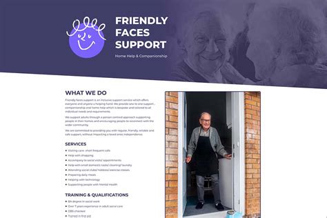 Elementor Website Design Friendly Faces Support