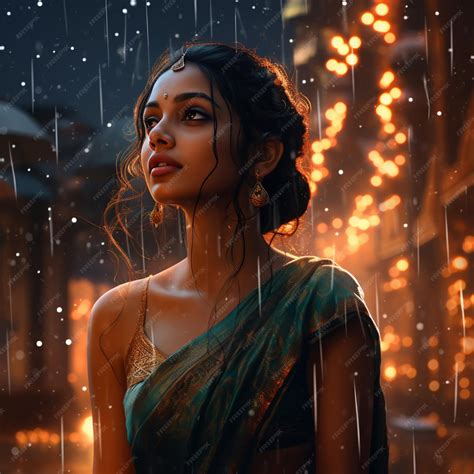 Premium Ai Image Indian Girl